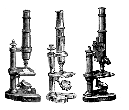 A picture containing microscope, scientific instrument, cylinder ...