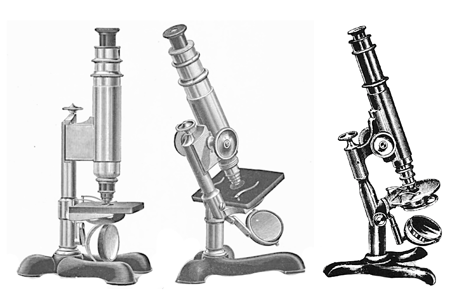 A picture containing microscope, sketch, machine, scientific ...