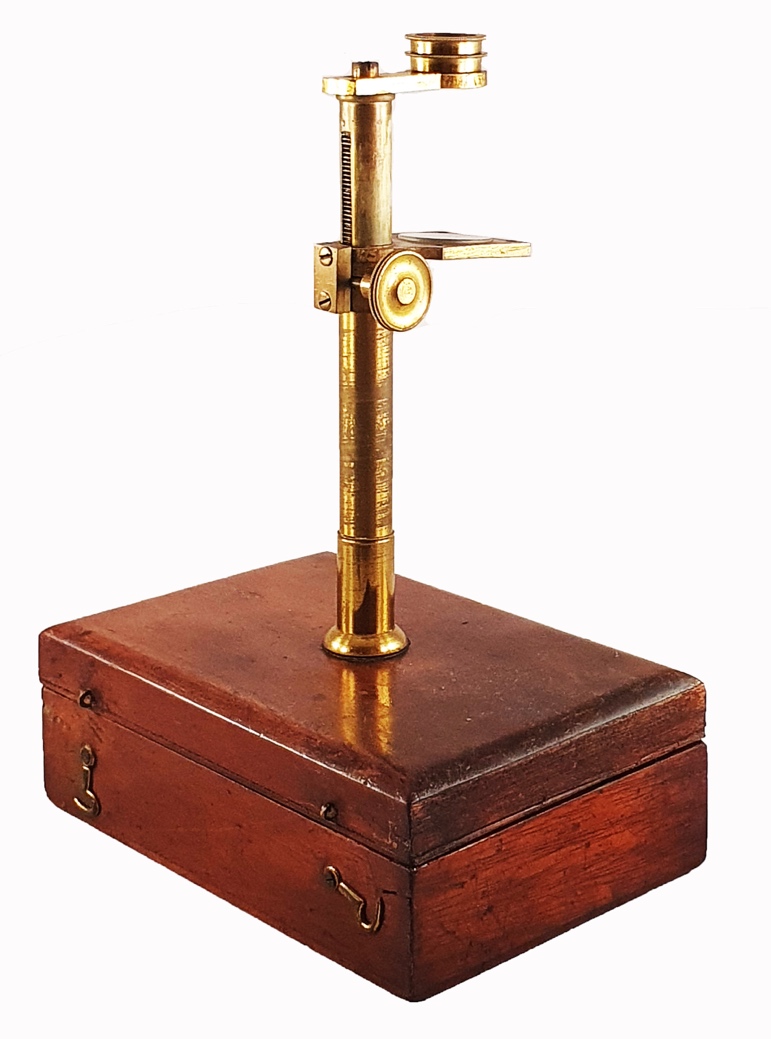 Figure 1. Casella’s garden or seed microscope as engraved in an 1871 ...